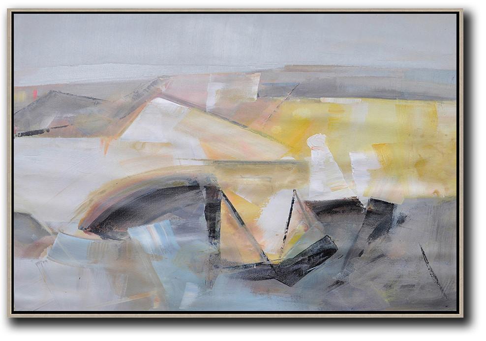 Oversized Horizontal Contemporary Art beautiful oil paintings