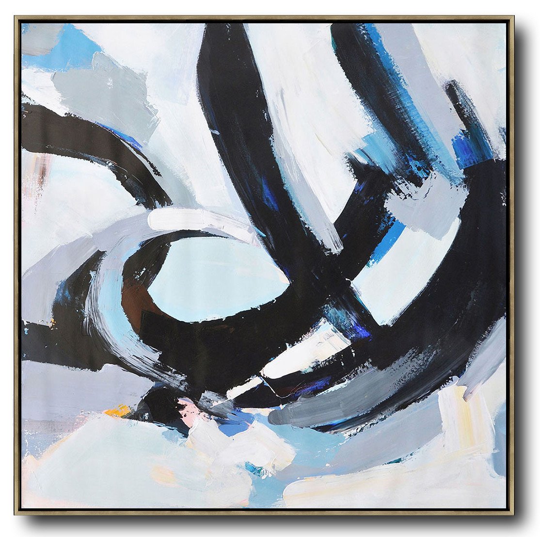 Hand-painted oversized Palette Knife Painting Contemporary Art on ...