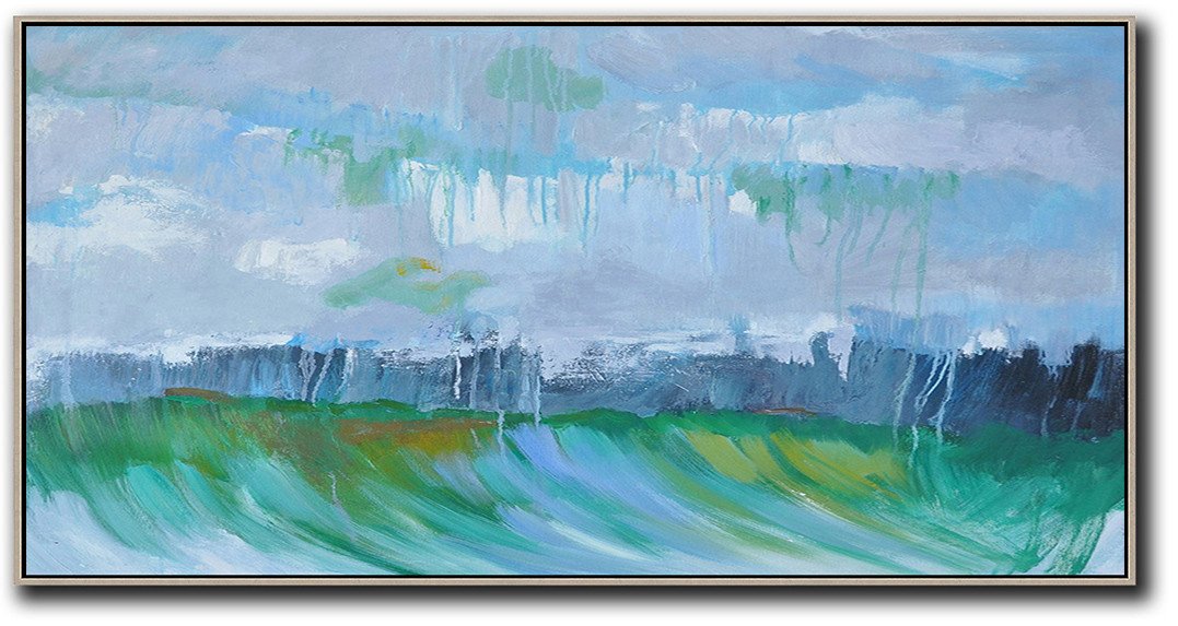 Hand-painted oversized Abstract Landscape Oil Painting by Jackson ...